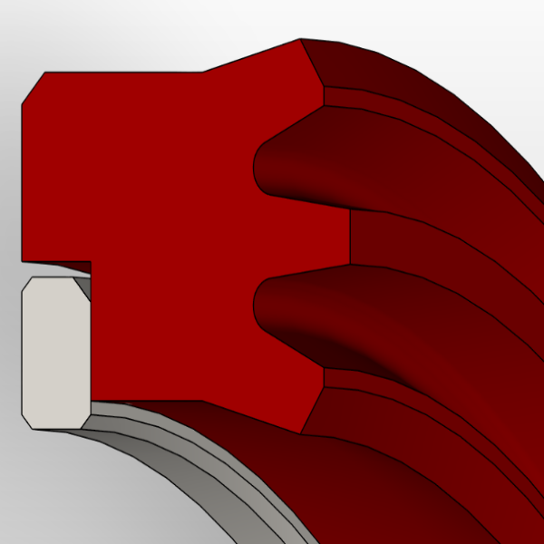 Single Acting Complex Rod Seal – Swan Seals